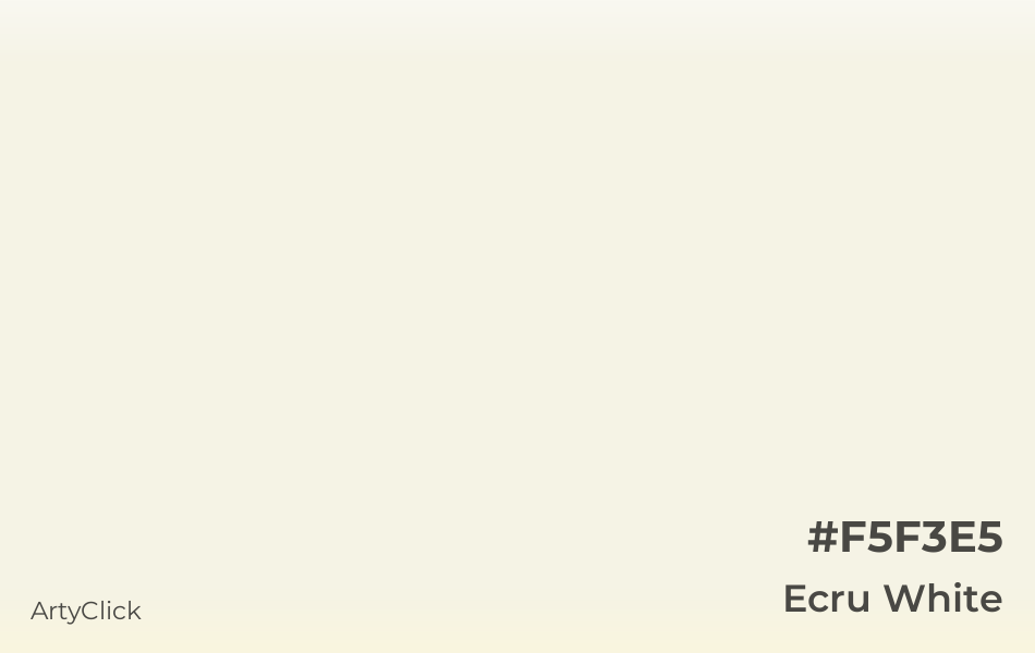 Ecru White Color ArtyClick Ecru White Color ArtyClick