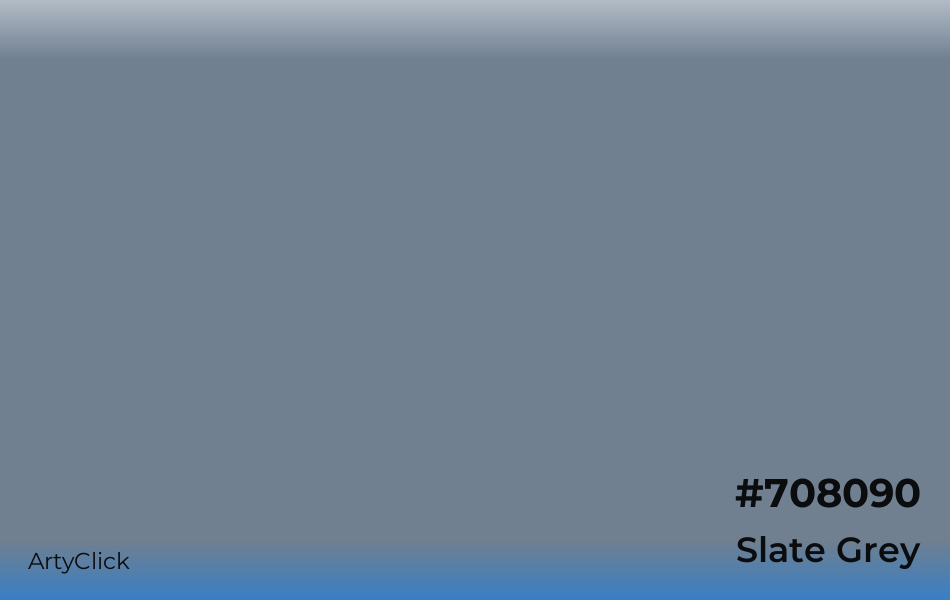 Slate Grey Color ArtyClick